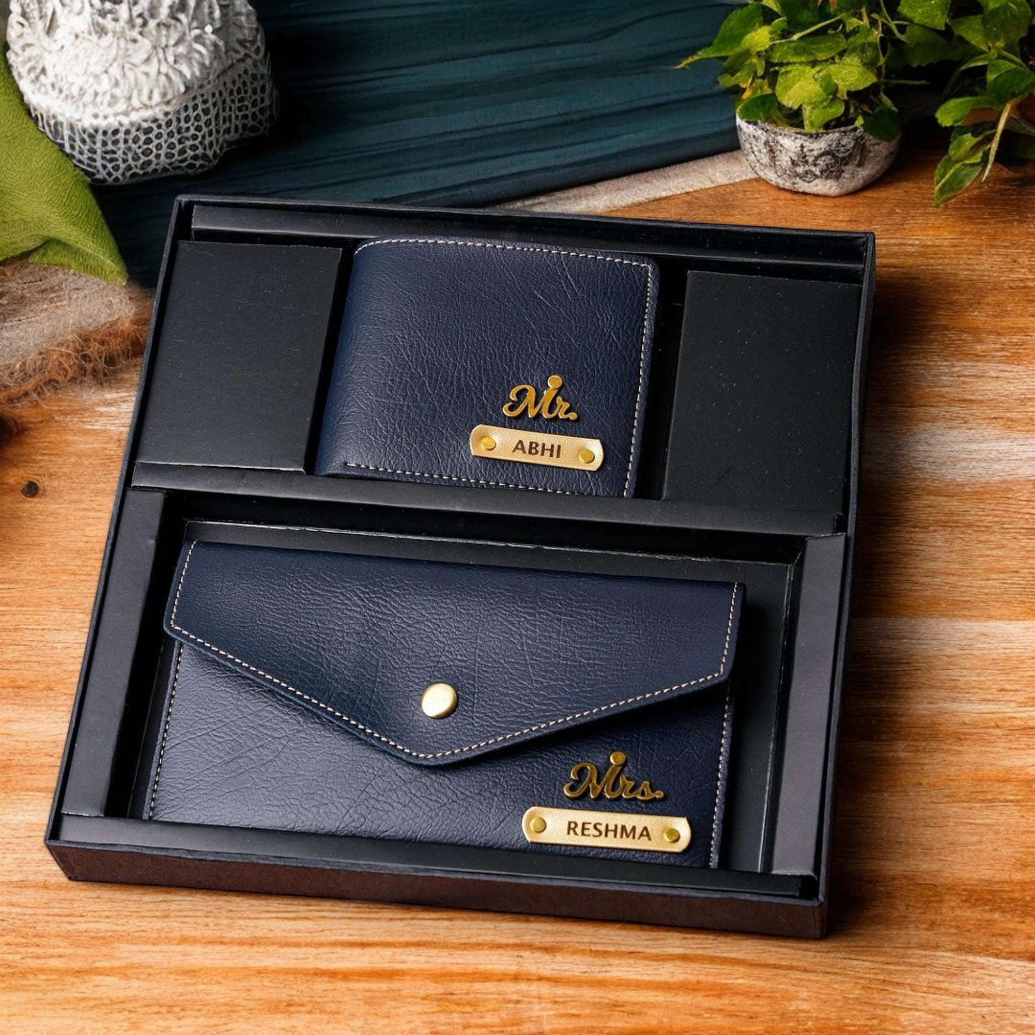 Personalized Couple Wallet Combo – The Cover Lounge